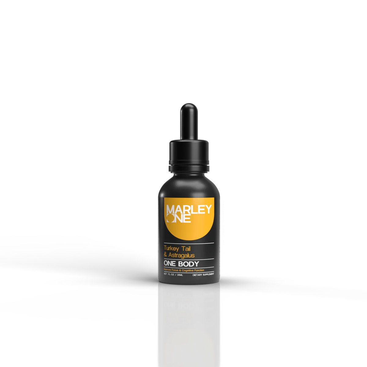 Marley One - One Body Tincture - Turkey Tail & Astragalus Extract ...